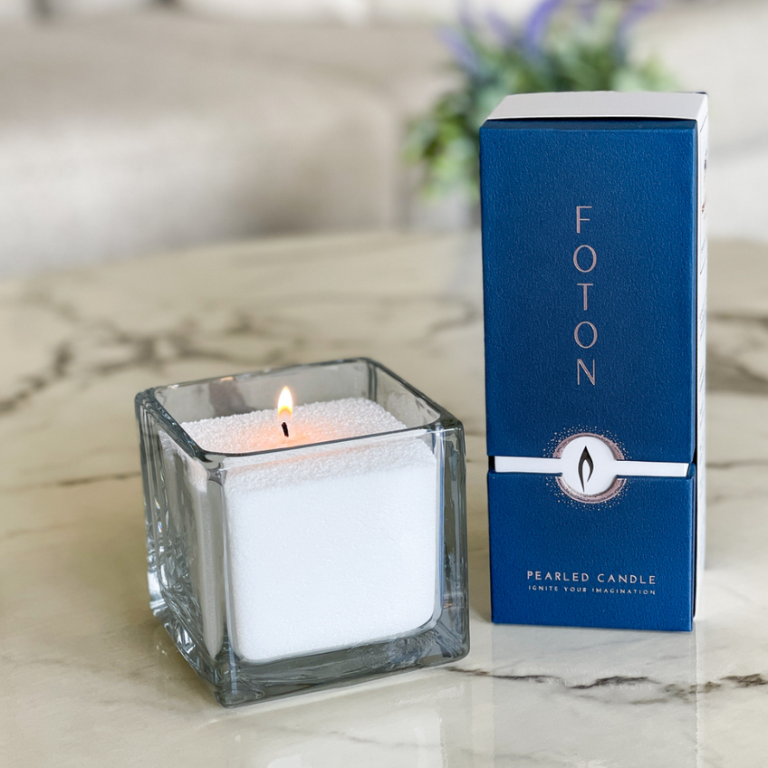 Foton Pearled Candle and Vase Set – FotonCandle
